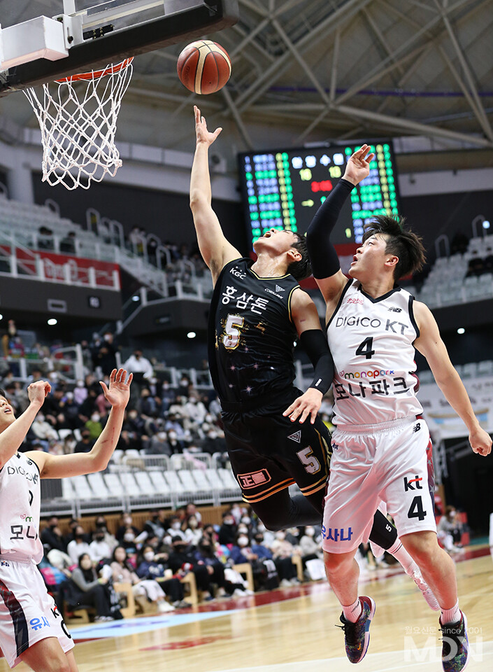 [KBL] 안양KGC, 수원KT 꺾고 연패 탈출.. '모비스에 2.5 경기 차 선두'